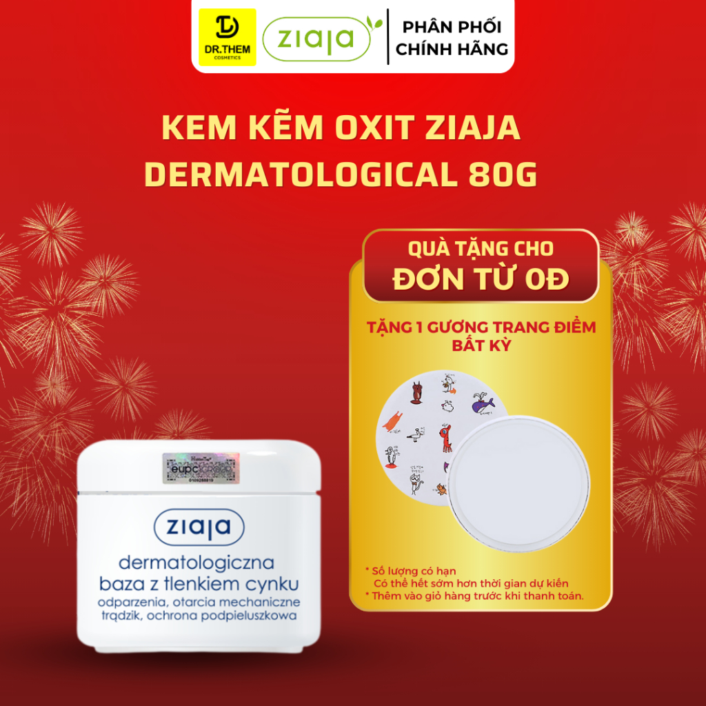 Kem Kẽm Oxit - Ziaja Dermatological Base with Zinc Oxide 80g- Dr Thêm ...