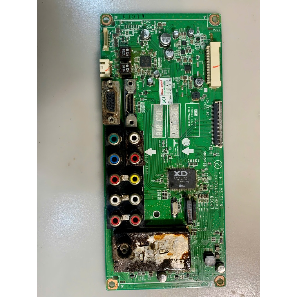 Bo main boar mạch linh kiện tivi tv LG 32LD310 nguồn, xử lý chung chính ...