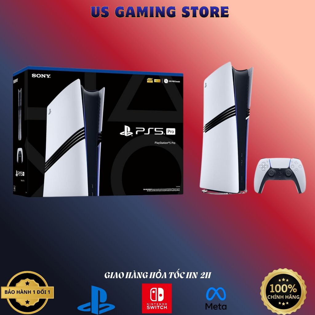 Máy chơi game Sony Playstation 5 PRO chính hãng (Bản US) | Shopee Việt Nam