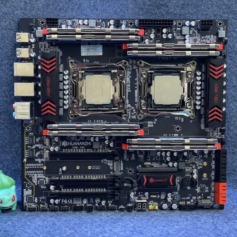 Combo Xeon X99 T8D Dual | 2 CPU | E5 2673 / 2680 / 2682 / 2686 / 2696 ...