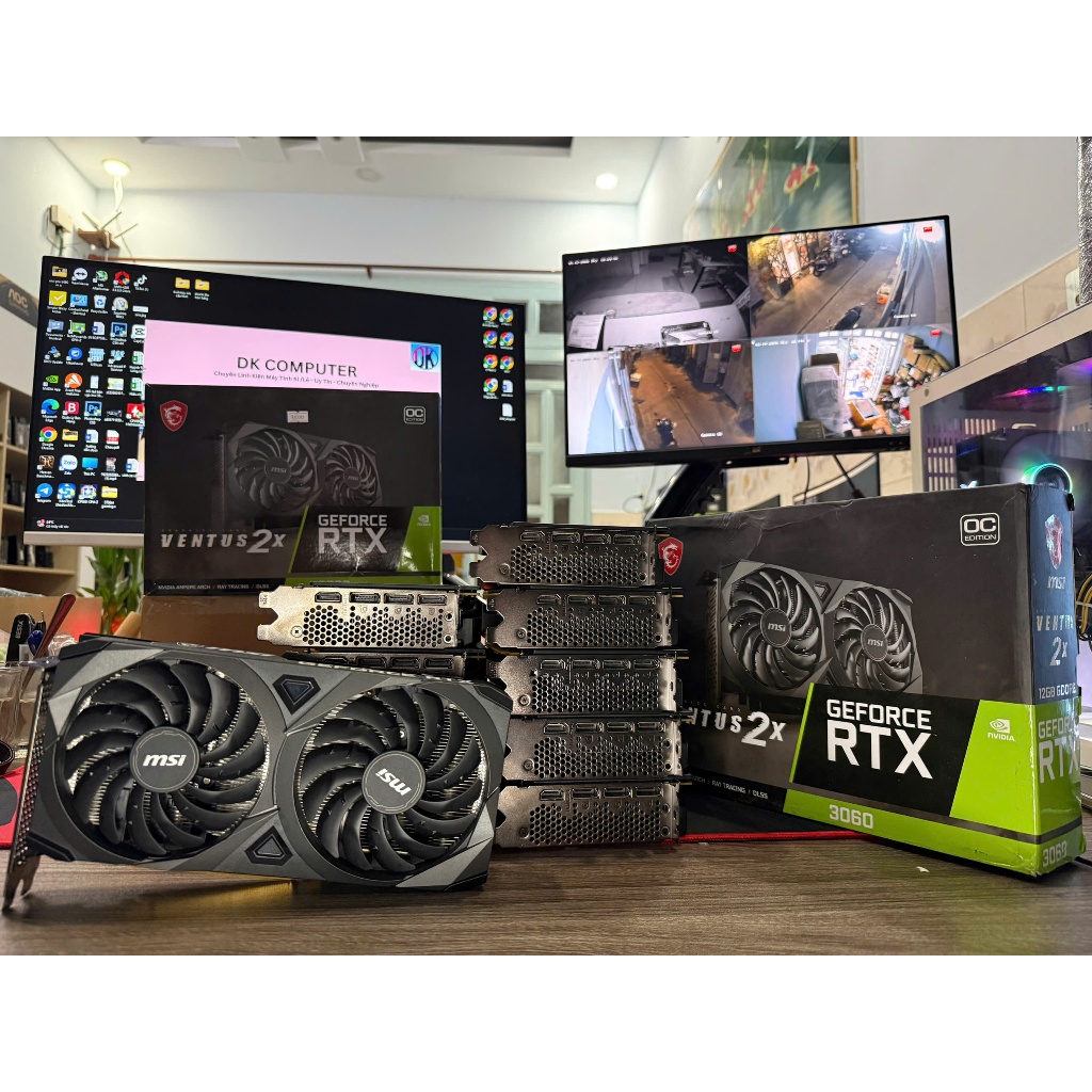 Card Màn Hình VGA MSI GeForce RTX 3060 VENTUS 2X 12G Full Box Bảo Hành ...