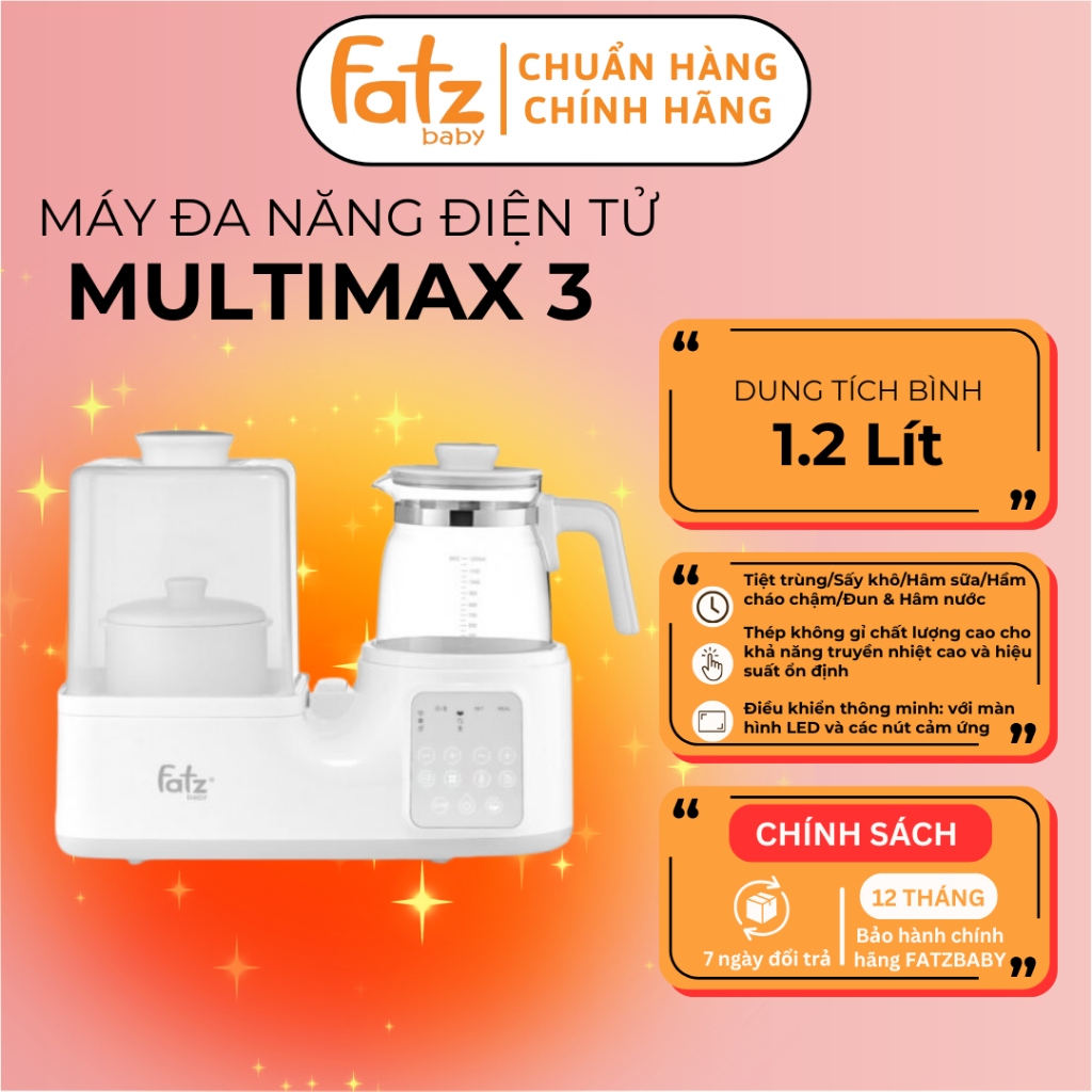 Máy đa năng điện tử FATZ BABY Multimax 3 FB9322SJ, Tiệt trùng, Sấy khô ...
