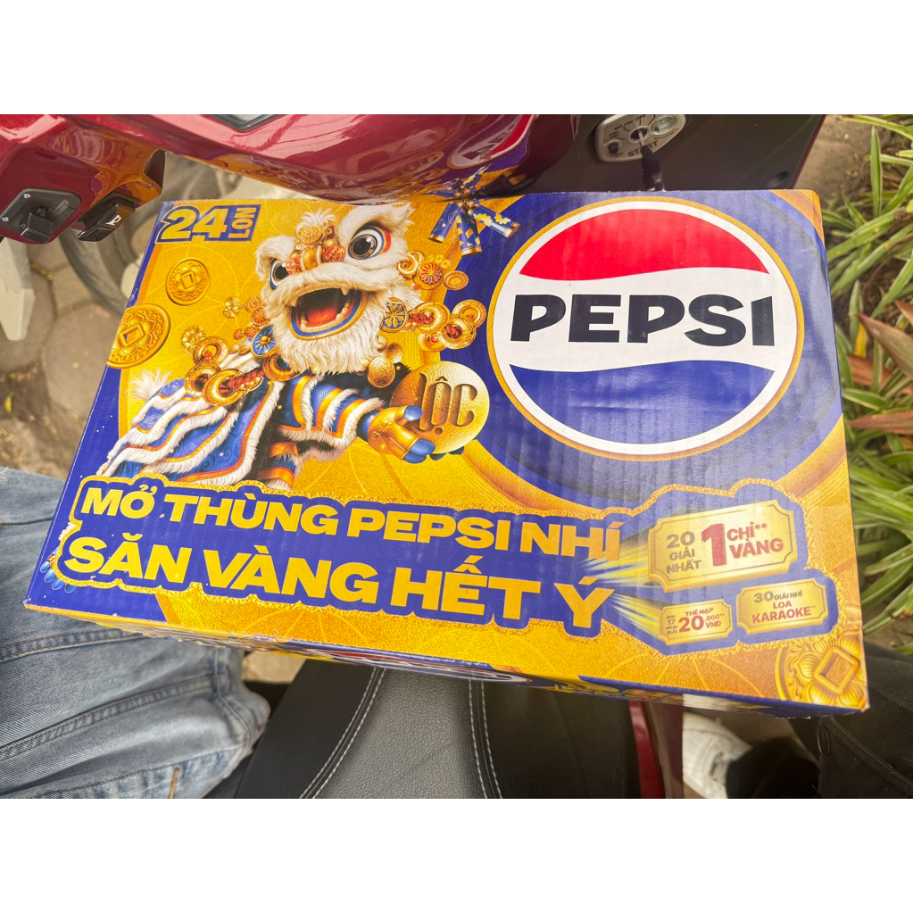 PEPSI LON VÀNG NHỎ CÓ THẺ CÀO TRÚNG THƯỞNG- PHIÊN BẢN GIỚI HẠN TẾT BÍNH ...