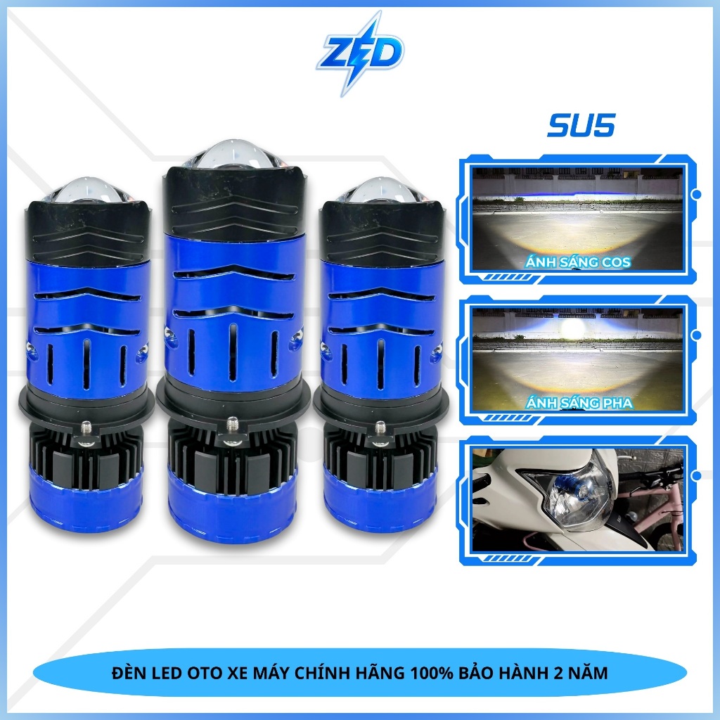 Đèn Pha LED Bi Cầu SU5 ZED LIGHT - 90W Ánh Sáng Mạnh Mẽ, Tiết Kiệm Điện ...