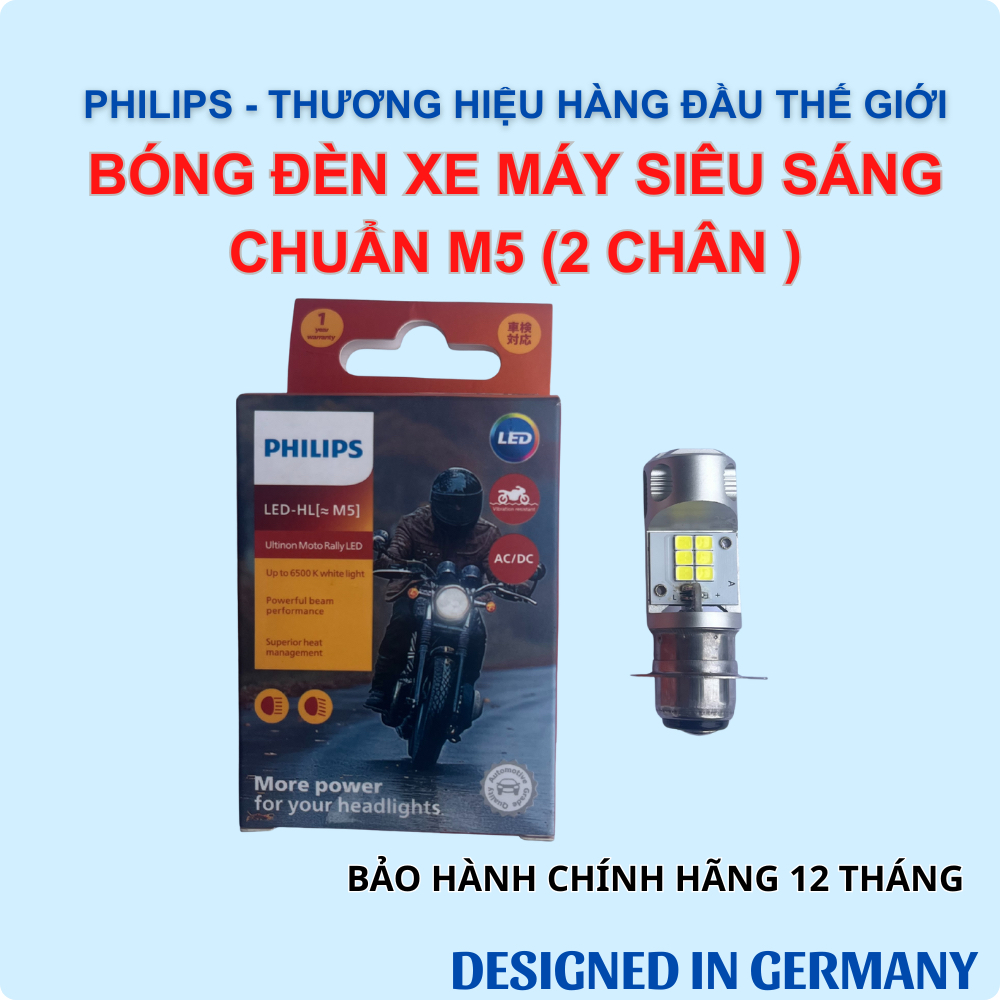 [Siêu Sáng] Bóng đèn LED Philips M5 UMR 5/7,5W. Mẫu Mới 2025. | Shopee ...