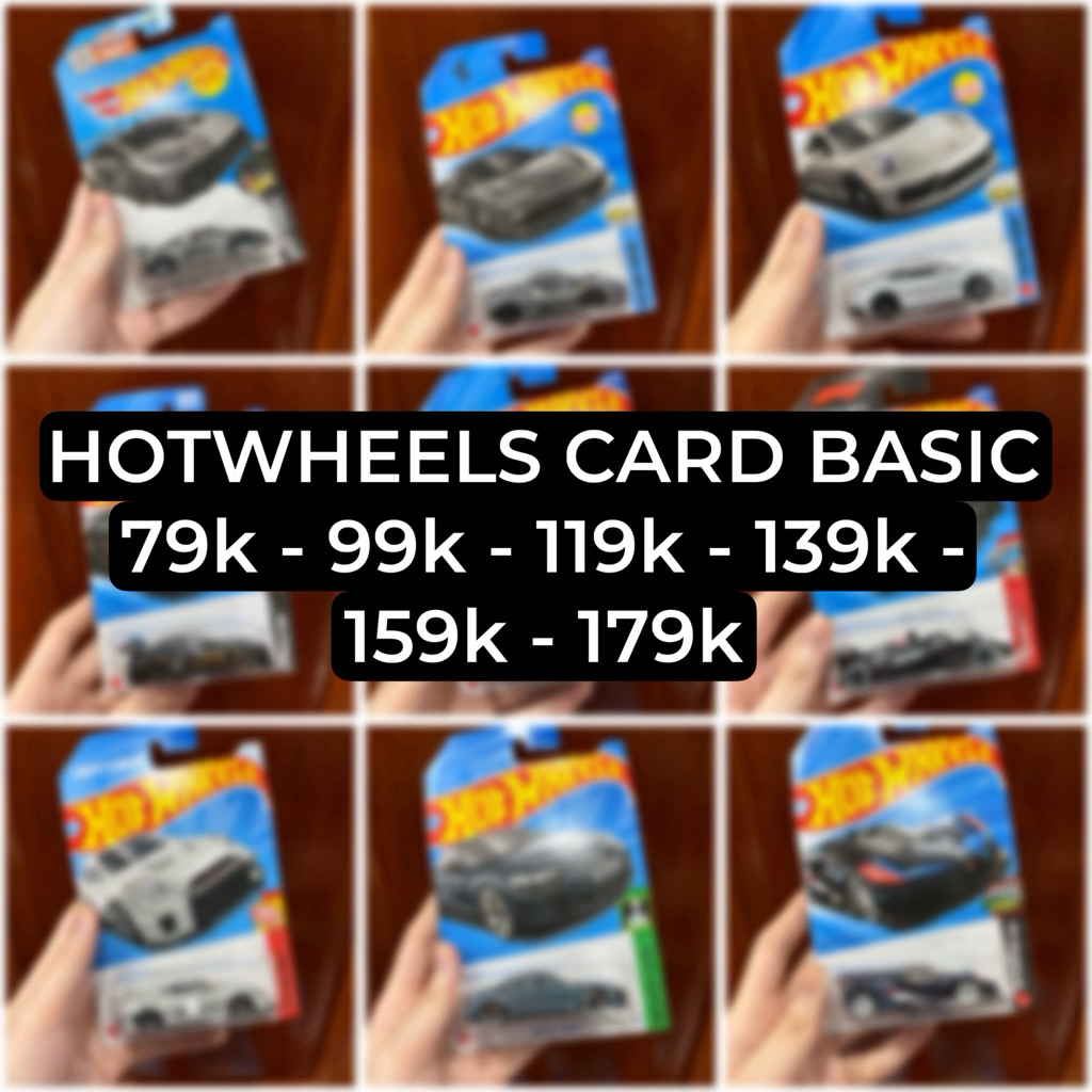[79k->179k] Xe mô hình HotWheels Card Basic - Chính Hãng | Shopee Việt Nam