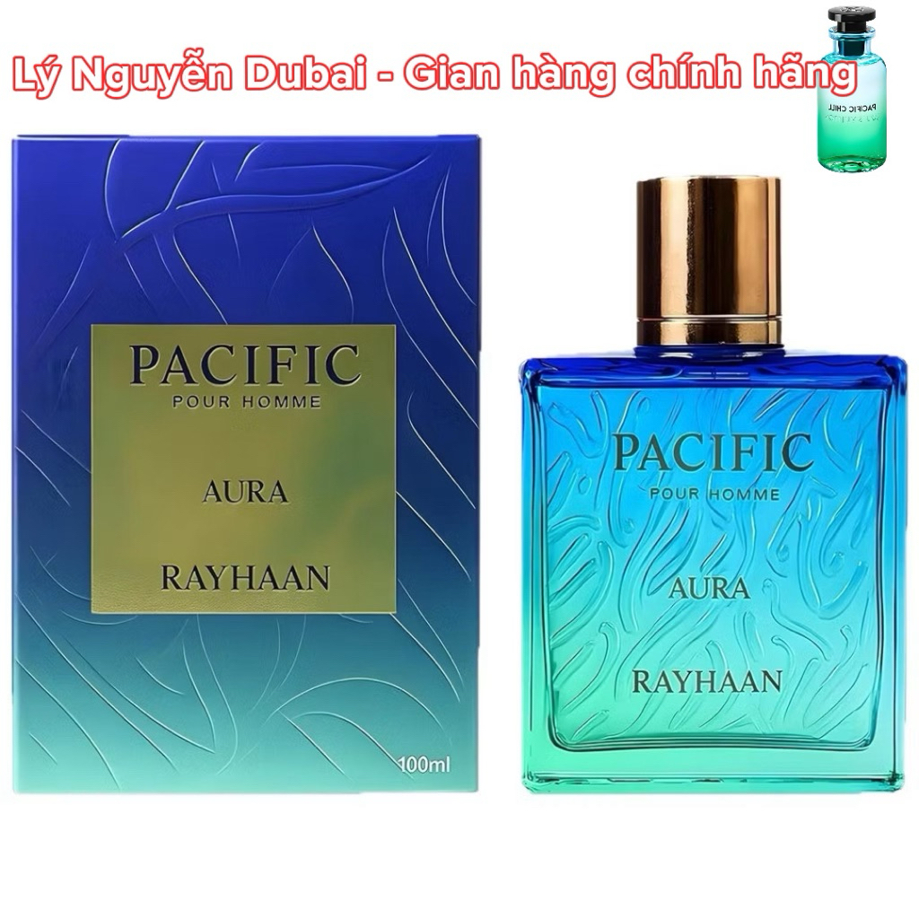 [HOT- CHAI FULL 100ML CHÍNH HÃNG ] Nước hoa nam Rayhaan Pacific Aura ...