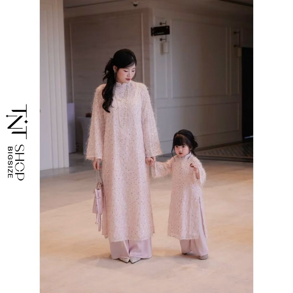 ÁO DÀI LÔNG KIM SA BIGSIZE KÈM QUẦN DÀI [ TNT SHOP BIGSIZE 60KG - 90KG ...