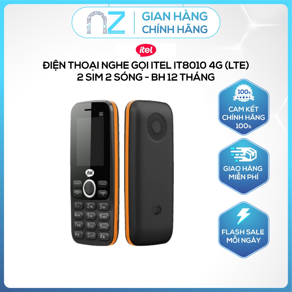 [ Chính Hãng ] Điện thoại nghe gọi Itel it8010 4G (LTE) - 2 Sim 2 sóng ...