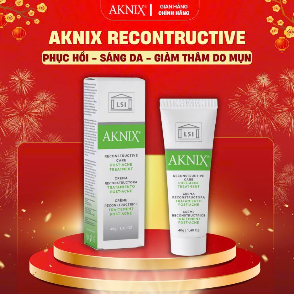 Kem Tái Tạo Da Sau Mụn Aknix Dưỡng Trắng Và Làm Mờ Thâm , Sẹo AKNIX ...