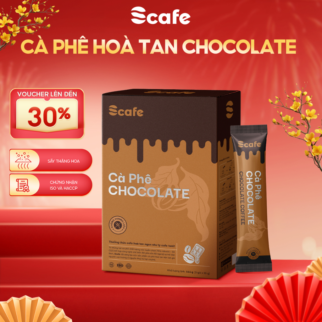 Cà Phê Latte Chocolate Hòa Tan Hương Vị Socola Scafe Việt Nam | Shopee ...