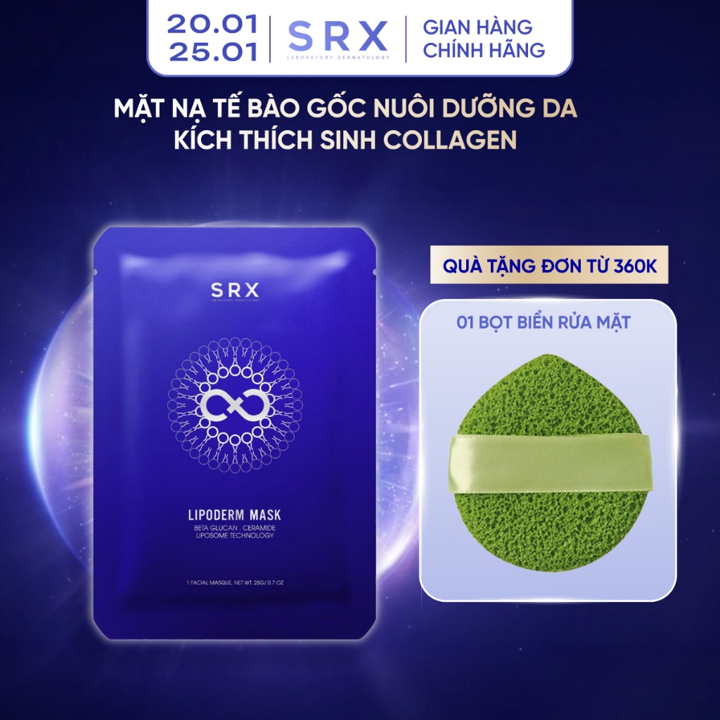 Mặt Nạ Tế Bào Gốc, Phục Hồi, Dưỡng Ẩm, Chống Lão Hóa - SRX Lipoderm ...
