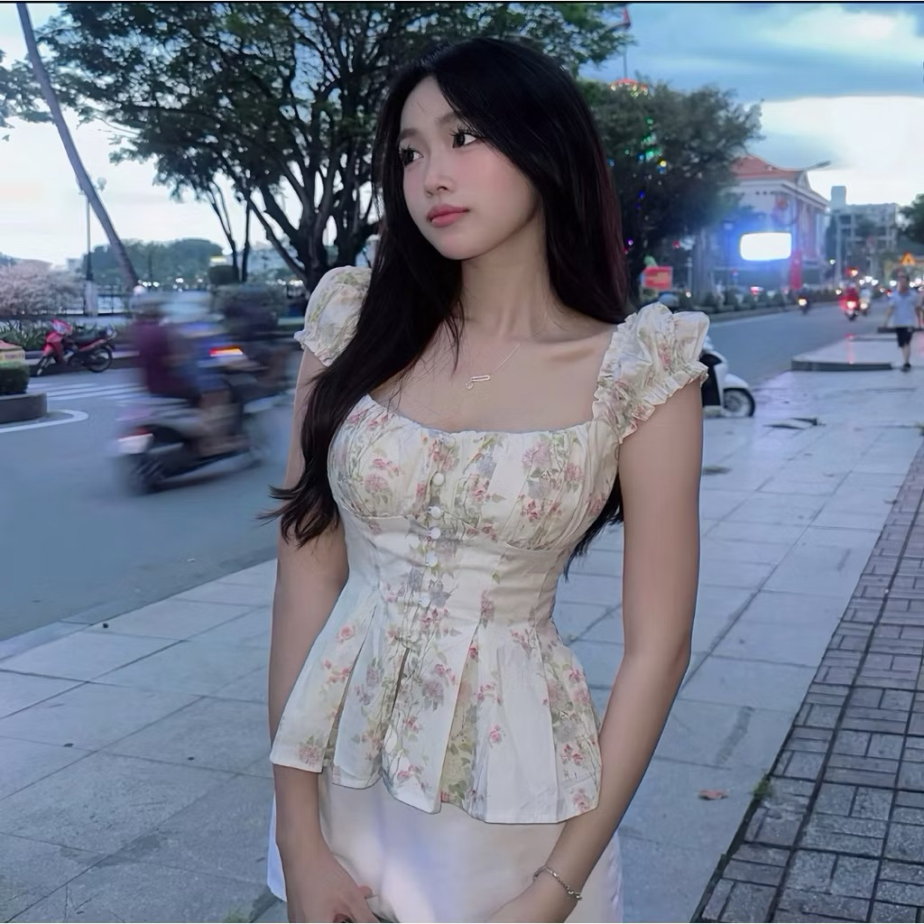 [ bigsize 60-90kg] Áo kantop tiểu thư nút bọc mã 542 | Shopee Việt Nam