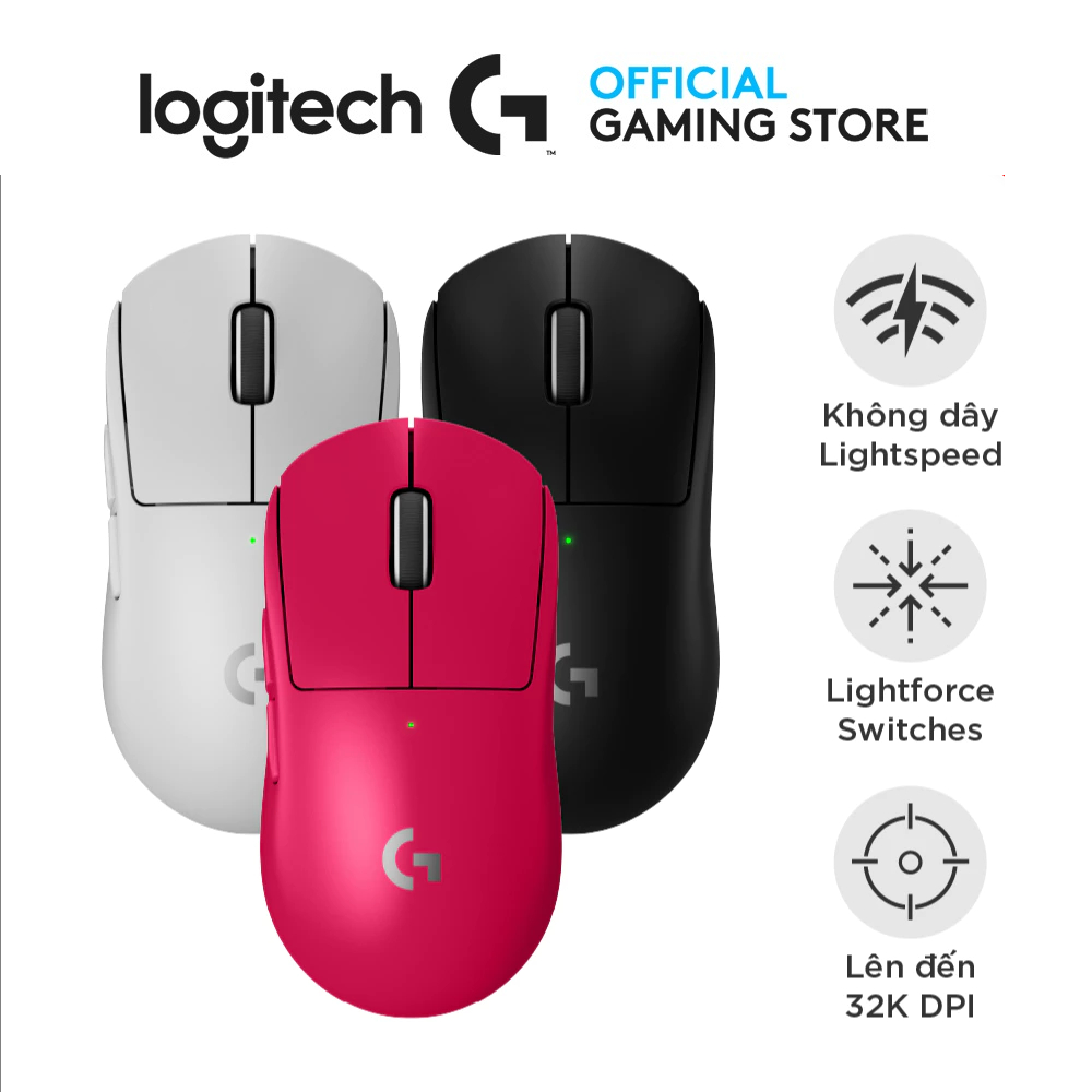 Logitech G Pro X Superlight 2 Wireless Gaming Mouse, 60g weight, Hero 2 ...