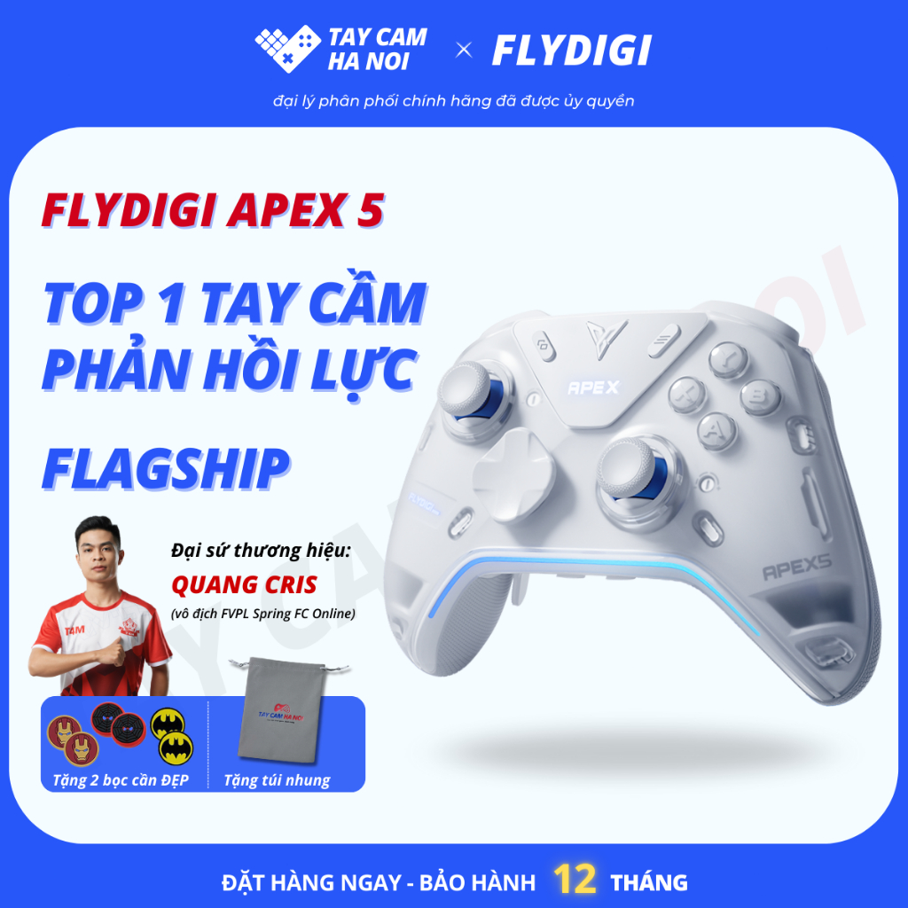 [BH 12 tháng] Flydigi APEX 5, tay cầm chơi game cao cấp, Trigger phản ...