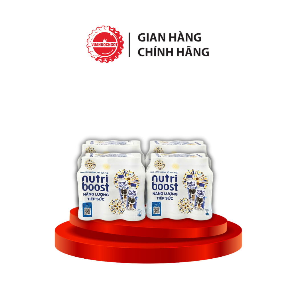 Lốc 24 Chai Thực Phẩm Bổ Sung Nước Uống Sữa Trái Cây Nutriboost Hương ...