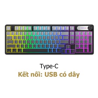 Bàn phím giả cơ Led rgb có dây dành cho dân văn phòng, chơi game có ...