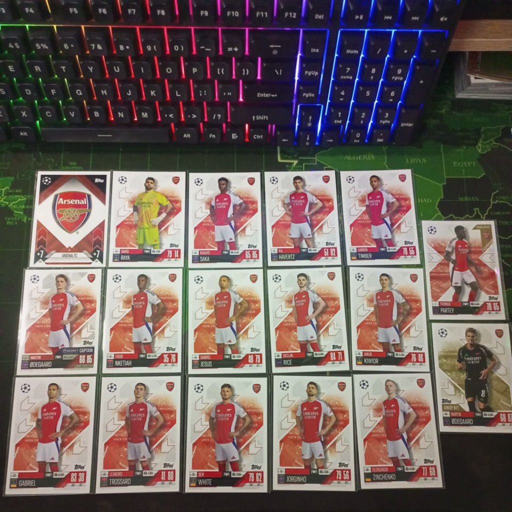 [Chính Hãng] Thẻ cầu thủ lẻ Match Attack {Arsenal} 24/25 | Shopee Việt Nam
