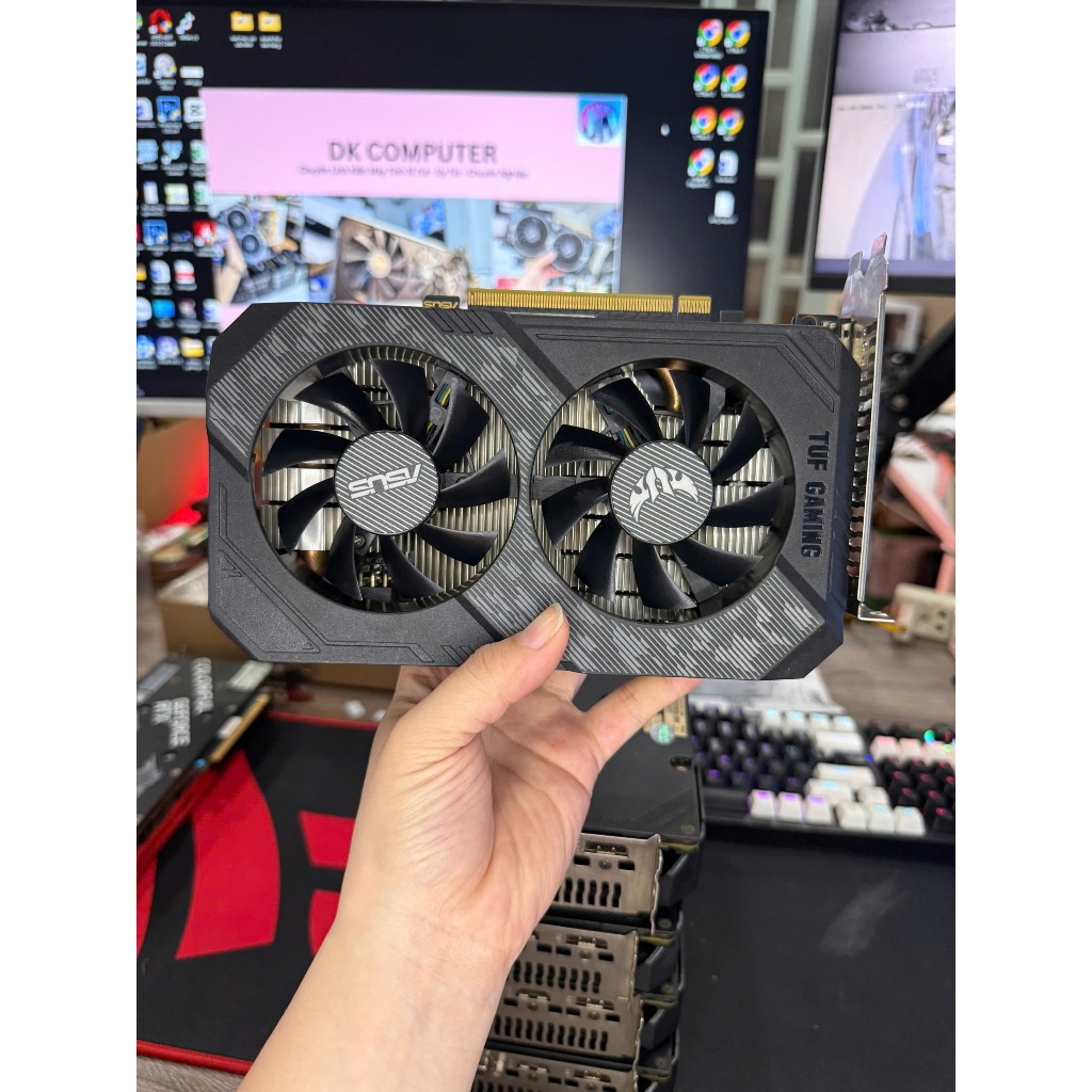 Card màn hình VGA ASUS TUF Gaming GeForce GTX 1650 4GB D6 | Shopee Việt Nam