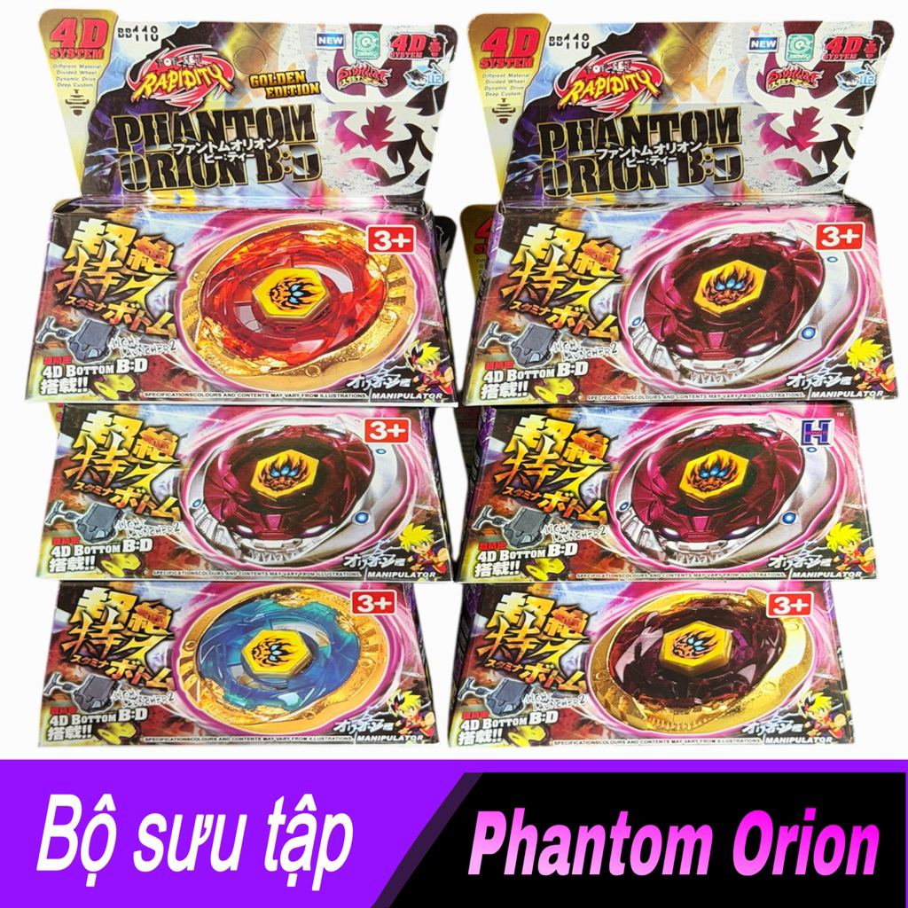Con quay Quỷ 3 Mắt, con quay Phantom Origon chiến đấu 4D. | Shopee Việt Nam