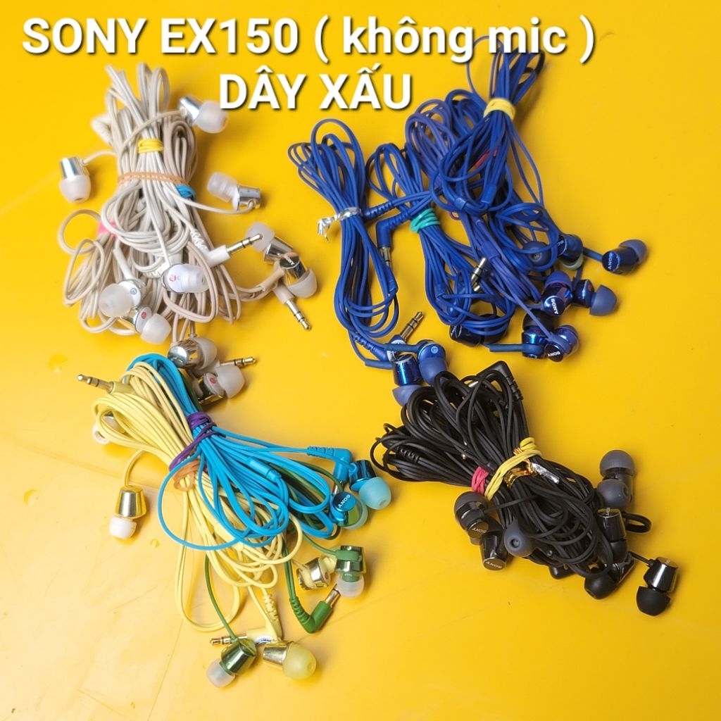 Tai nghe Sony MDR-EX150 nhật bãi 2 hand không mic âm thanh hay Bass êm ...
