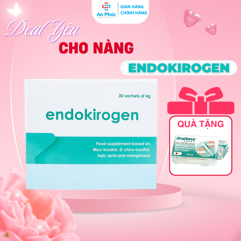 Bổ Trứng ENDOKIROGEN - Tăng Khả Năng Thụ Thai, Buồng Trứng Đa Nang, Hỗ ...