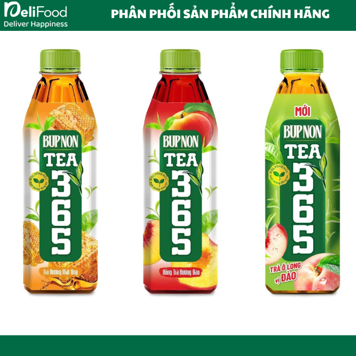 Lốc 6 chai Bupnon Tea 365 vị tự nhiên | Shopee Việt Nam