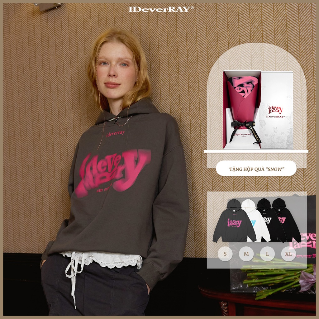 {HỘP HOODIE SNOW} Áo hoodie unisex cao cấp chính hãng IDeverRAY ...