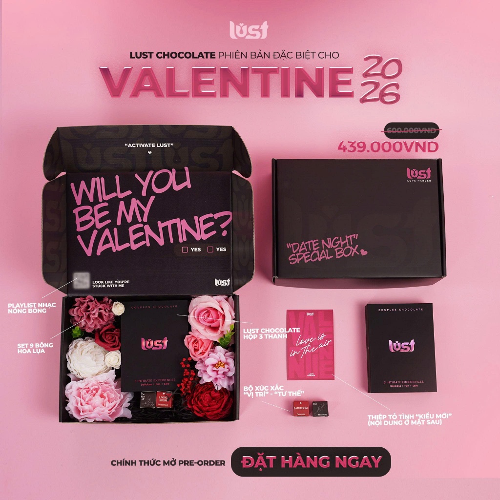 (Kho HCM) Hộp Quà Socola Valentine Tặng Người Yêu, Box Quà Tặng Kèm Hoa ...