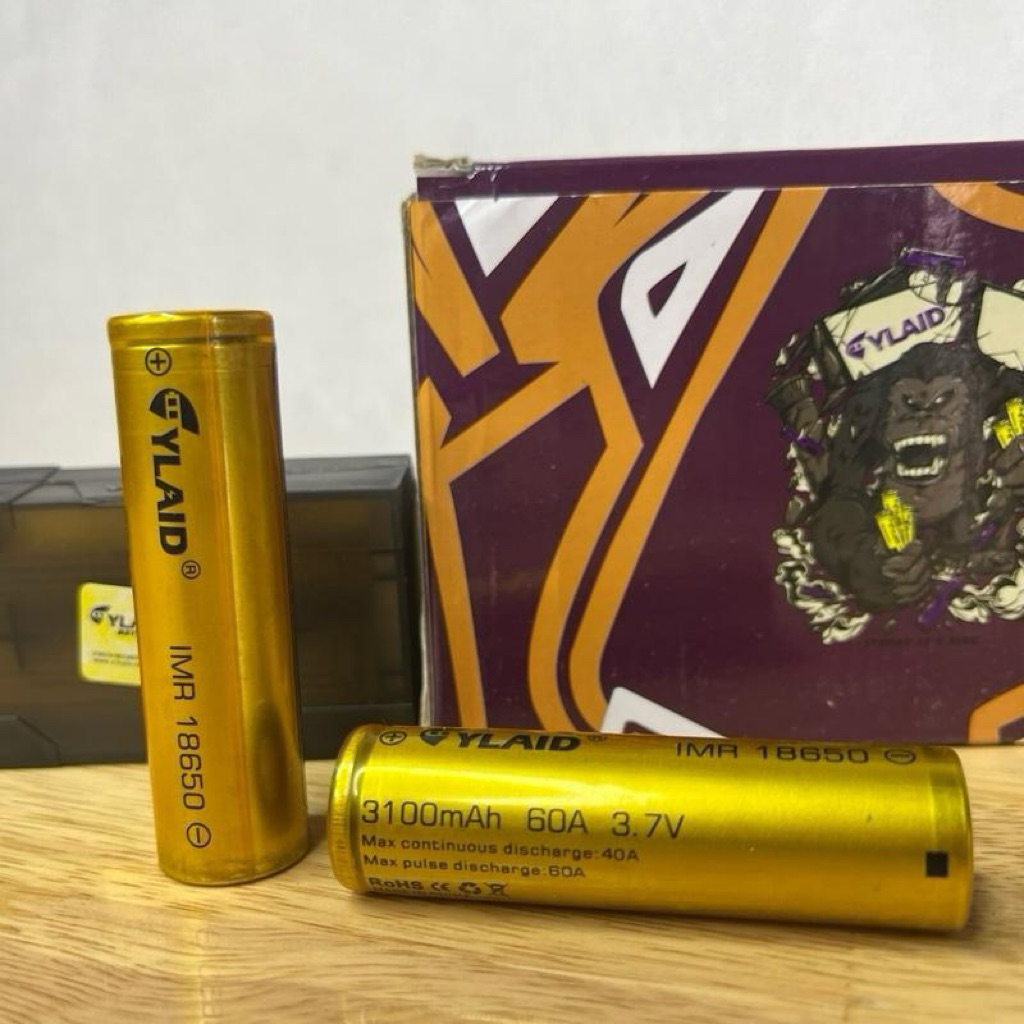 Pin Cylaid Vàng 18650 3100mAh Xả 60A - Hàng Chính Hãng(Giá 1 viên ...