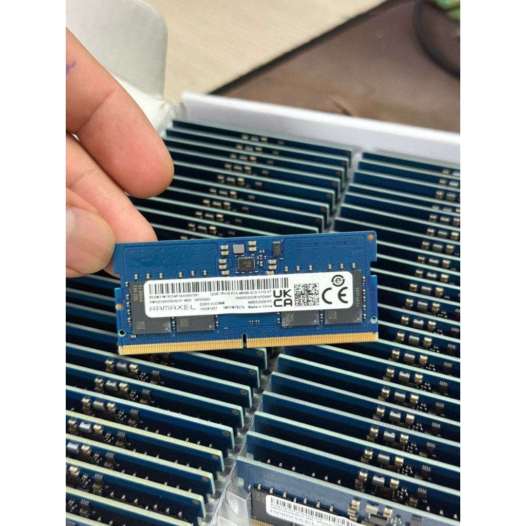 Ram Laptop DDR5 12gb bus 4800 Ramaxel tháo máy đẹp 99% bảo hành 3 năm ...