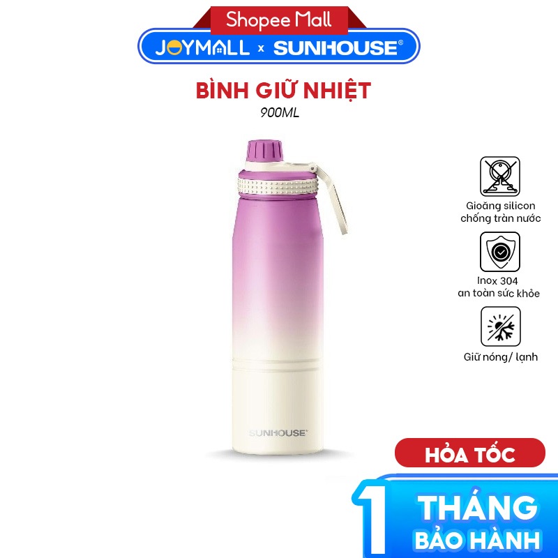 Bình Giữ Nhiệt Sunhouse KS-TU900IG, KS-TU900IP 900ml, Hàng Chính Hãng ...