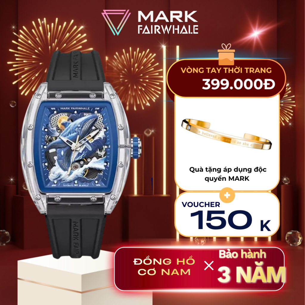 [MARK FAIRWHALE]Đồng hồ cơ nam Mark FairWhale automatic chính hãng,Đồng ...