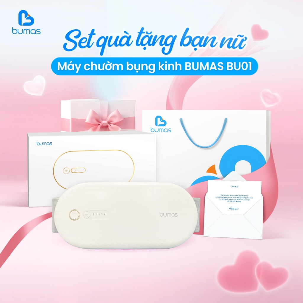 [Set Quà Valentine] Máy Chườm Bụng Kinh BUMAS BU01 -Chườm Ấm Giảm Đau ...