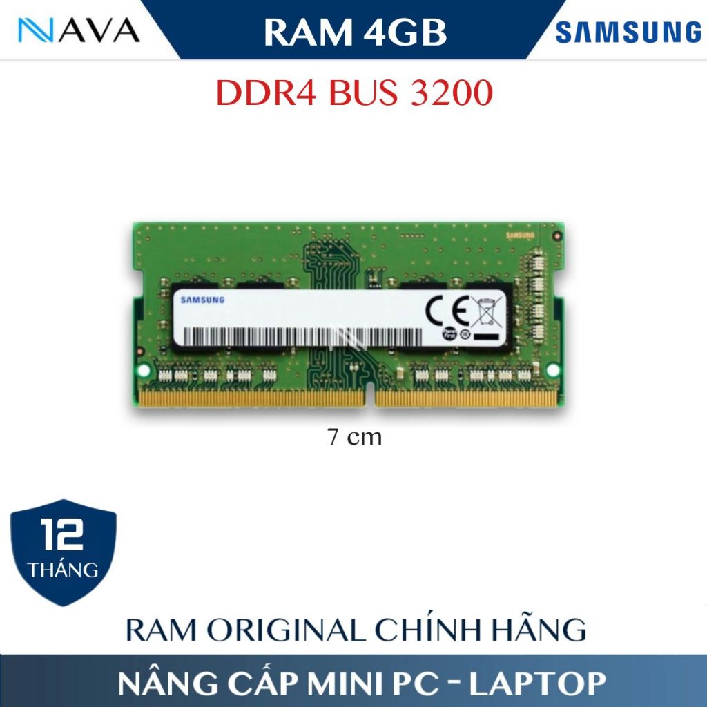 RAM SAMSUNG DDR4 3200 4GB SO - DIMM Chính Hãng, Tương Thích Laptop ...