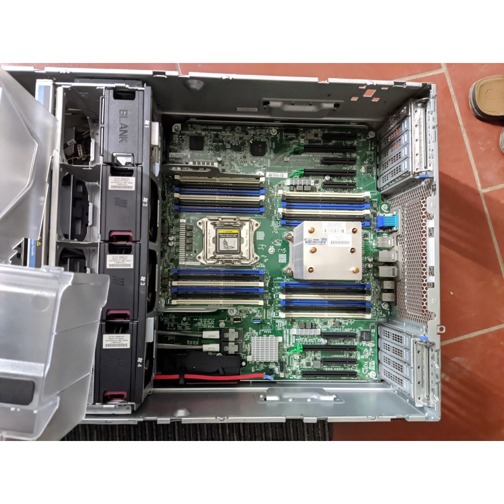 Máy chủ HP ProLiant ML350 G9 5U Tower Server, Dual CPU E5 v3 v4, 24 khe ...