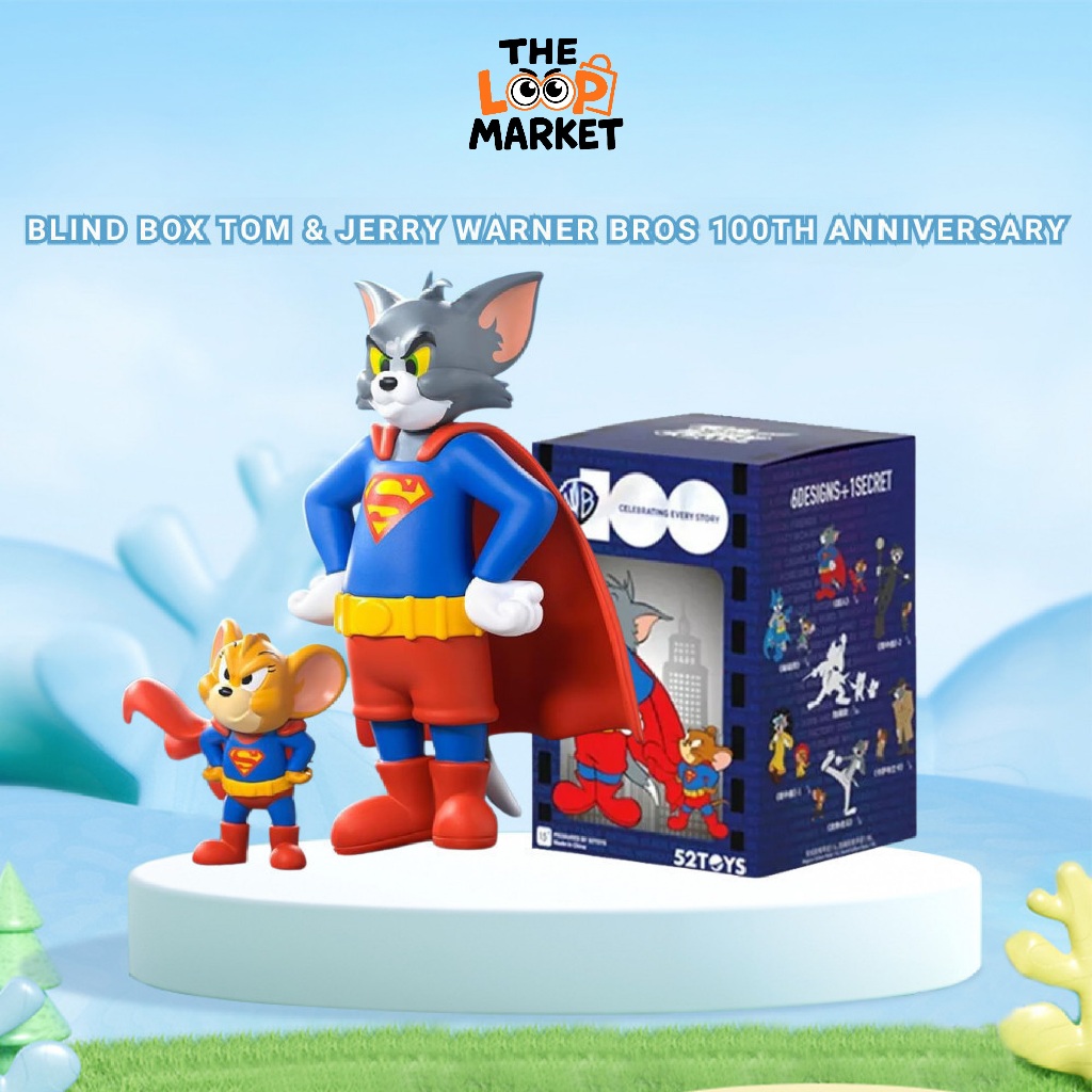 Hộp Mù Blind Box Tom And Jerry Warrner Bros 100th Anniversary 52TOYs ...