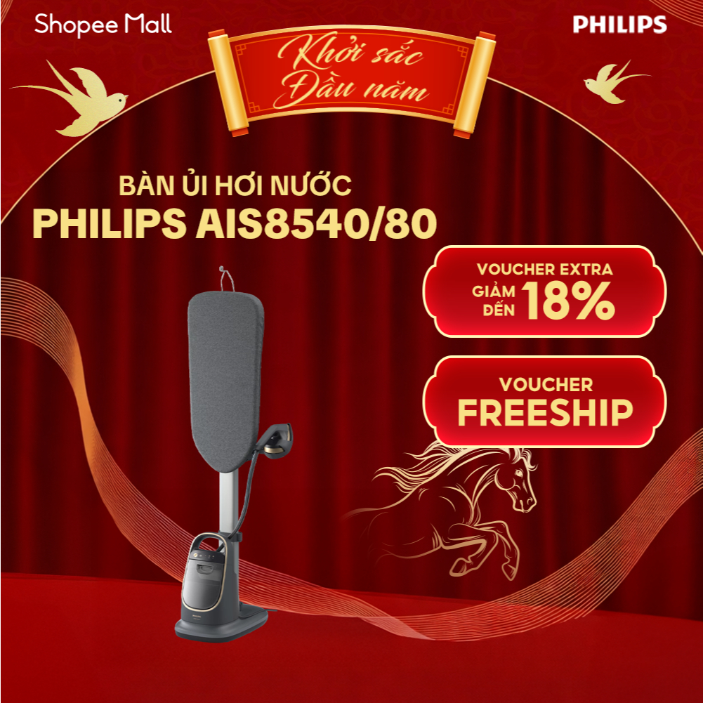 Bàn ủi Hơi Nước hệ thống All in One Đa Năng Philips AIS8540/80 | 2200W ...
