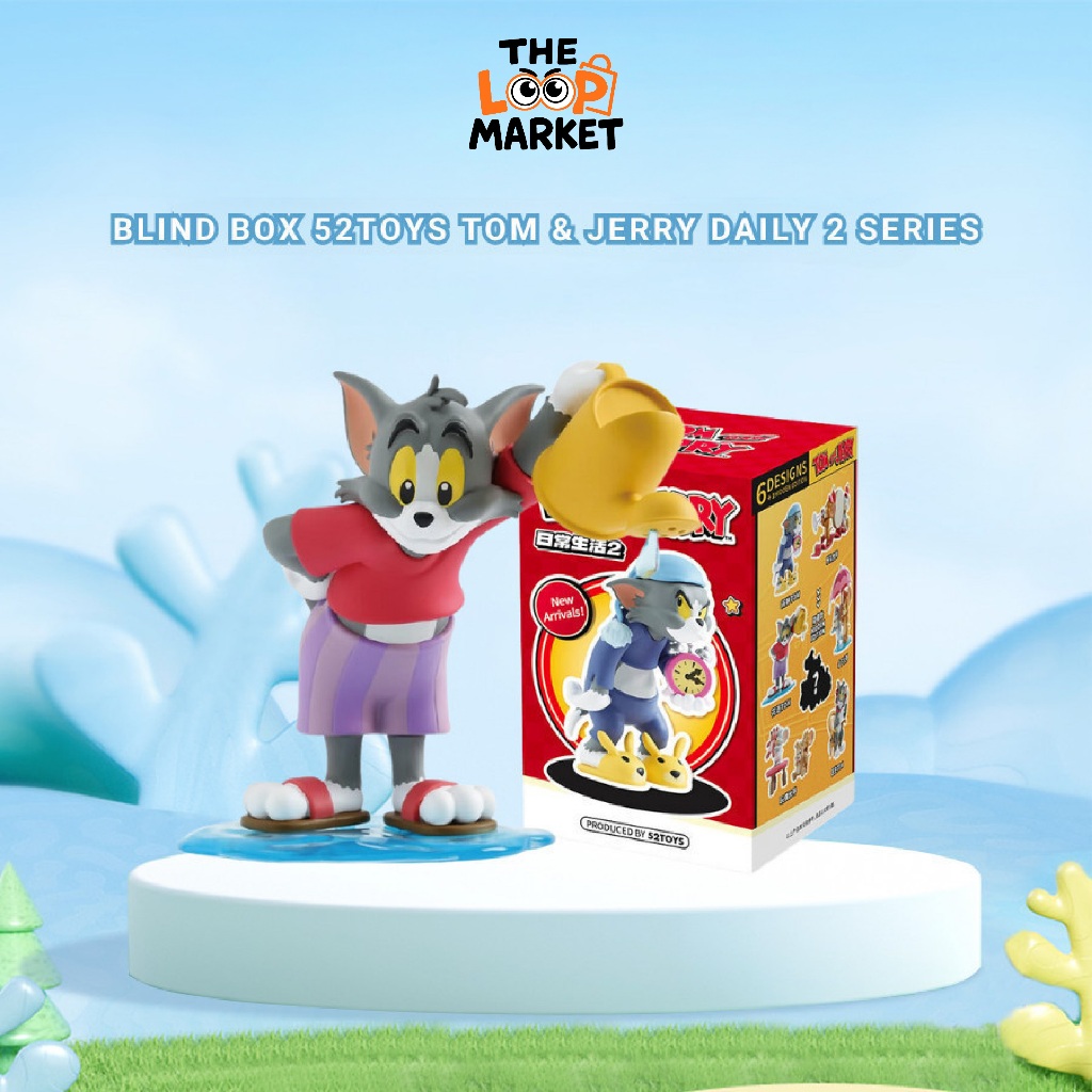 Blind Box 52TOYs Tom and Jerry Daily 2, Đồ Chơi Hộp Mù Mô Hình Hoạt ...