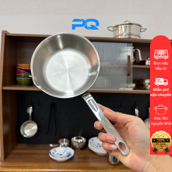 Chảo mini Chockmen 14cm Inox 18/10 Ốp trứng nấu nước sốt Đúc liền ...