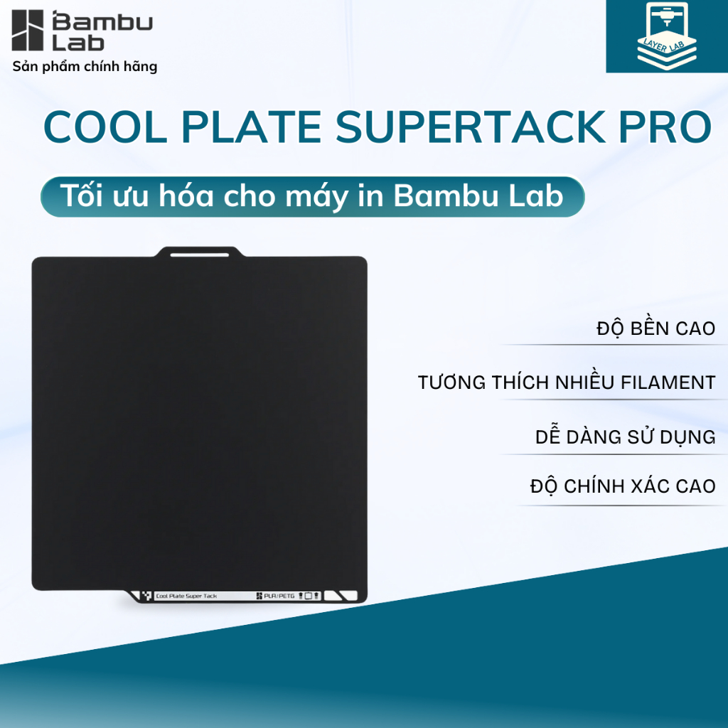 Bambu Cool Plate SuperTack PRO | Tấm Bàn In 3D Chính Hãng Bambu Lab Cho ...