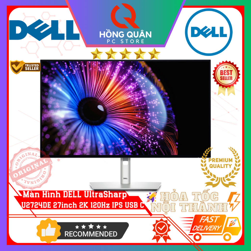 Màn Hình DELL UltraSharp U2724DE 27inch 2K 120Hz IPS 5ms Thunderbolt 4 ...