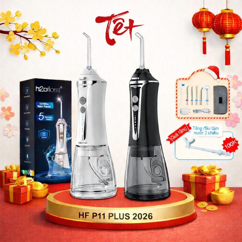 Tăm nước 2 chiều h2ofloss HF - P11 PLUS 2026 Bản nâng cấp HF P11, HF9P ...