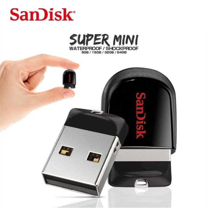 USB Mini CZ33 Cruzer Fit 64Gb-32Gb-16Gb-8Gb-4Gb- Nhỏ gọn,tốc độ nhanh ...