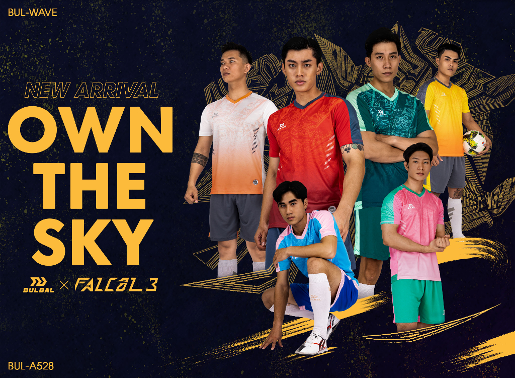 Bộ Quần Áo Bóng Đá Bulbal Falcol 3 Cao Cấp, Chất Vải Mè Bul-Wave Thoáng ...