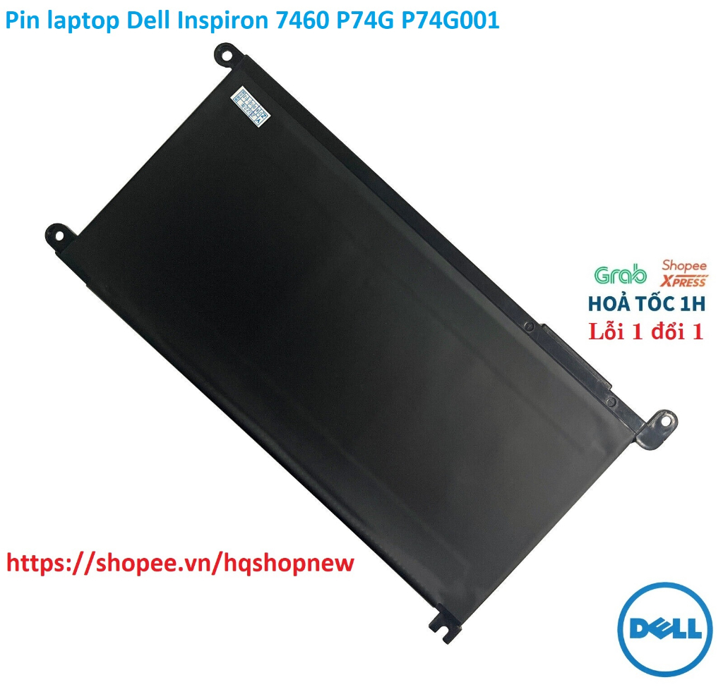 ⚡⚡️[Pin zin] Pin laptop Dell Inspiron 7460, P74G, P74G001 | Shopee Việt Nam