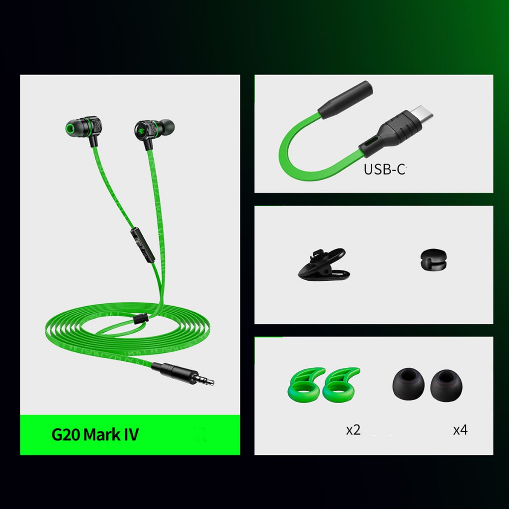 Tai nghe có dây gaming Plextone G20 Mark IV 3.5mm + Type C - Tai nghe ...
