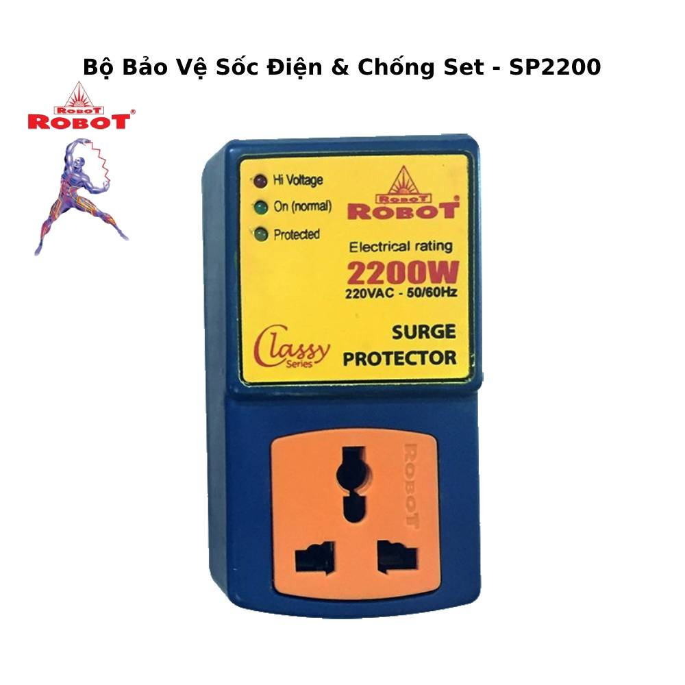 Bộ Bảo Vệ Sốc Điện ROBOT Delay Chống Sét - Model: SP2200 | Shopee Việt Nam