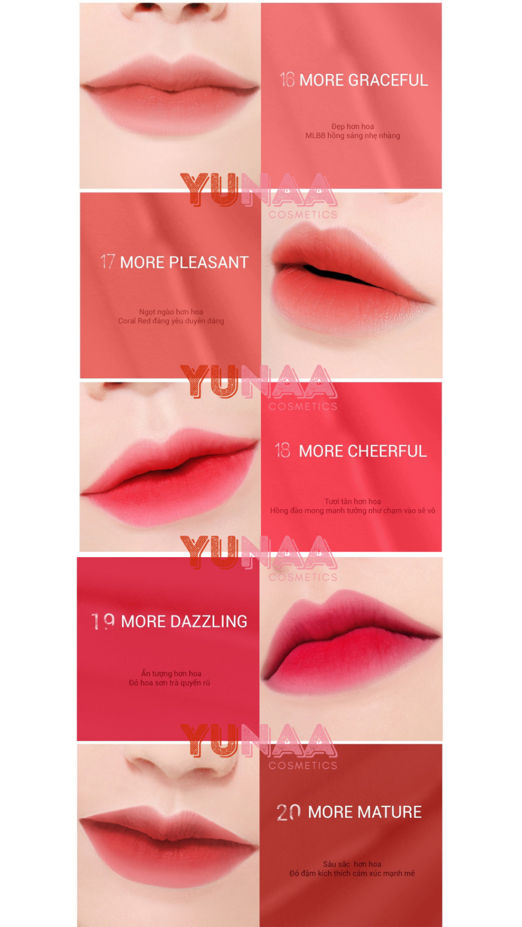 [Y097] Son kem Bbia Last Velvet Lip Tint - Son Bbia Full màu 02 04 12 ...