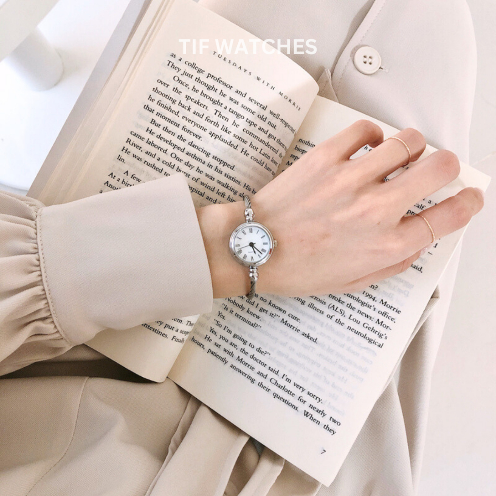 Đồng hồ vòng tay nữ KIKO Tif Watches kim loại thiết kế thanh lịch làm ...